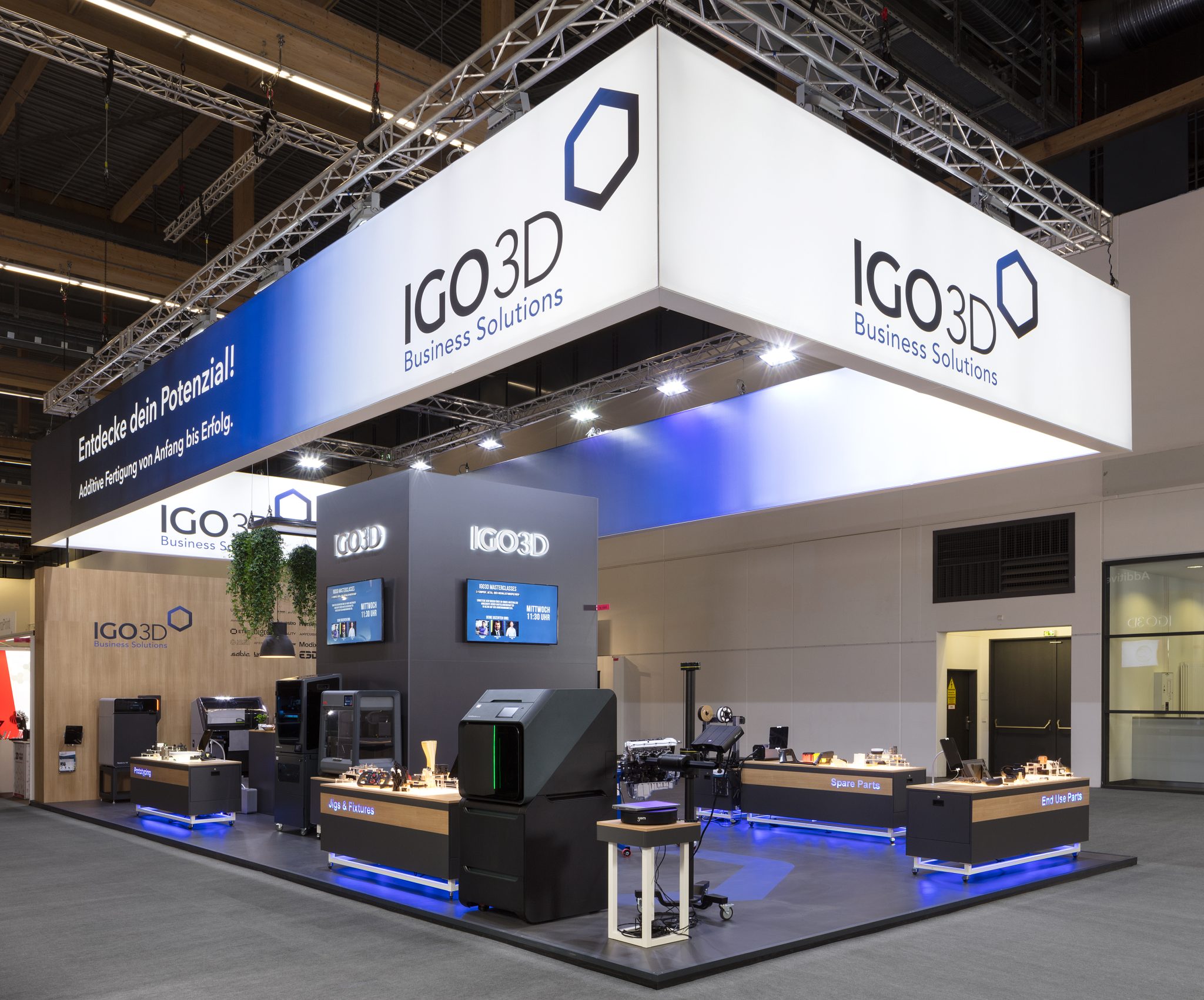 IGO3D auf der Formnext – AV Atelier Verfürth Messe GmbH > Messebau Hannover